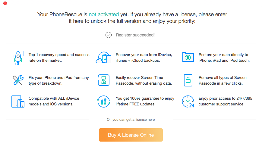 PhoneRescue Online Guide –Getting Started