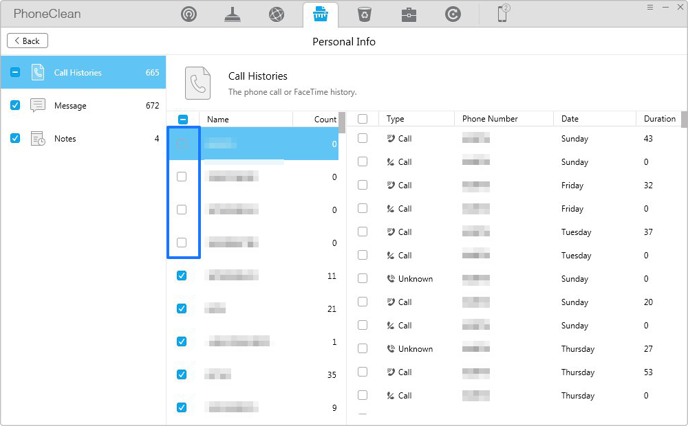 PhoneClean Online Guide – Privacy Clean