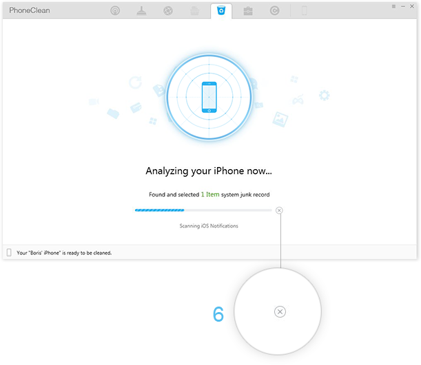 PhoneClean Online Guide –System Clean