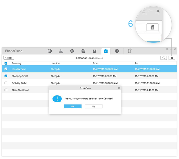 PhoneClean Online Guide –Toolbox Use